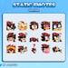 20+ Shadow the Hedgehog STATIC + ANIMATED Emotes for Twitch, Youtube ...