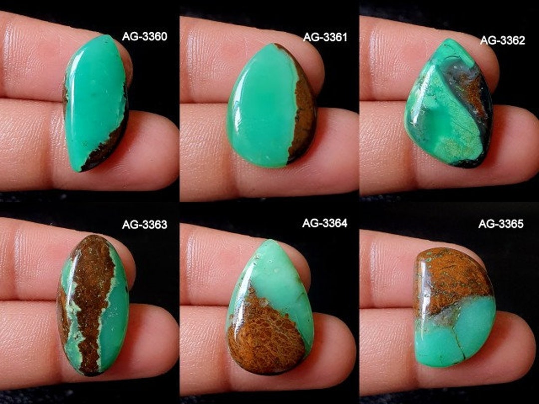 Natural Chrysoprase - High Quality Chrysoprase Gemstone - Bi-color ...
