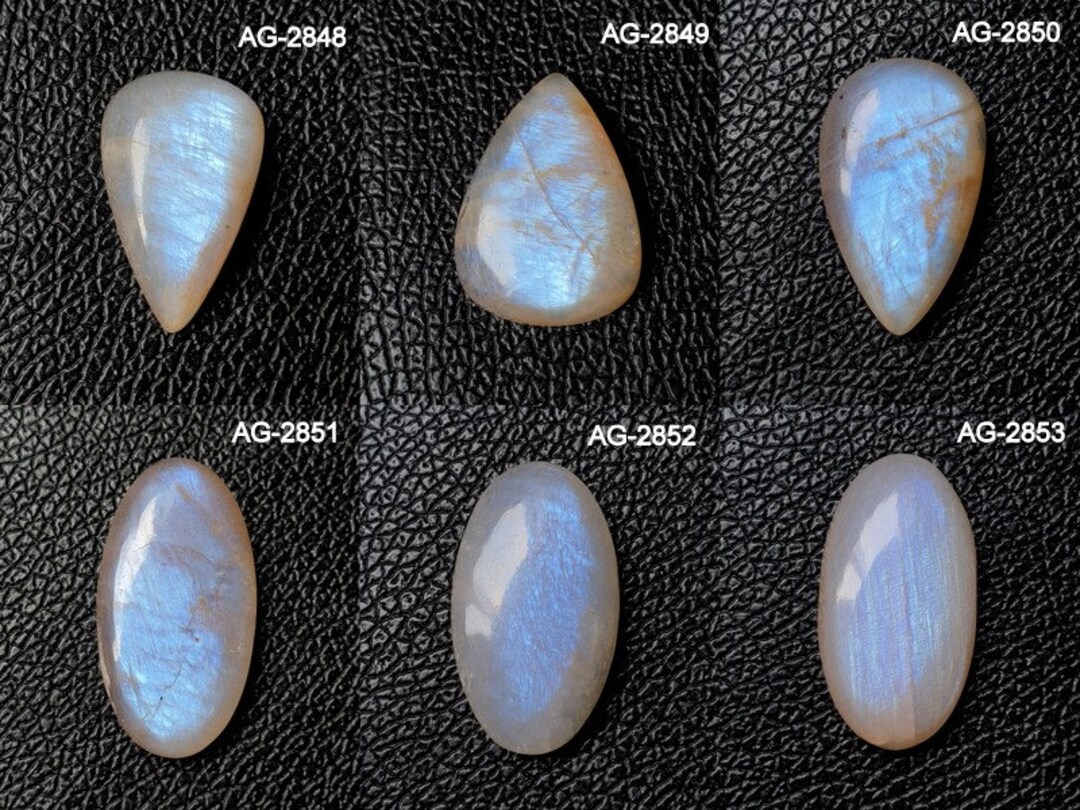 Belomorite Cabochon Blue African Moonstone Gemstone Belomorite ...