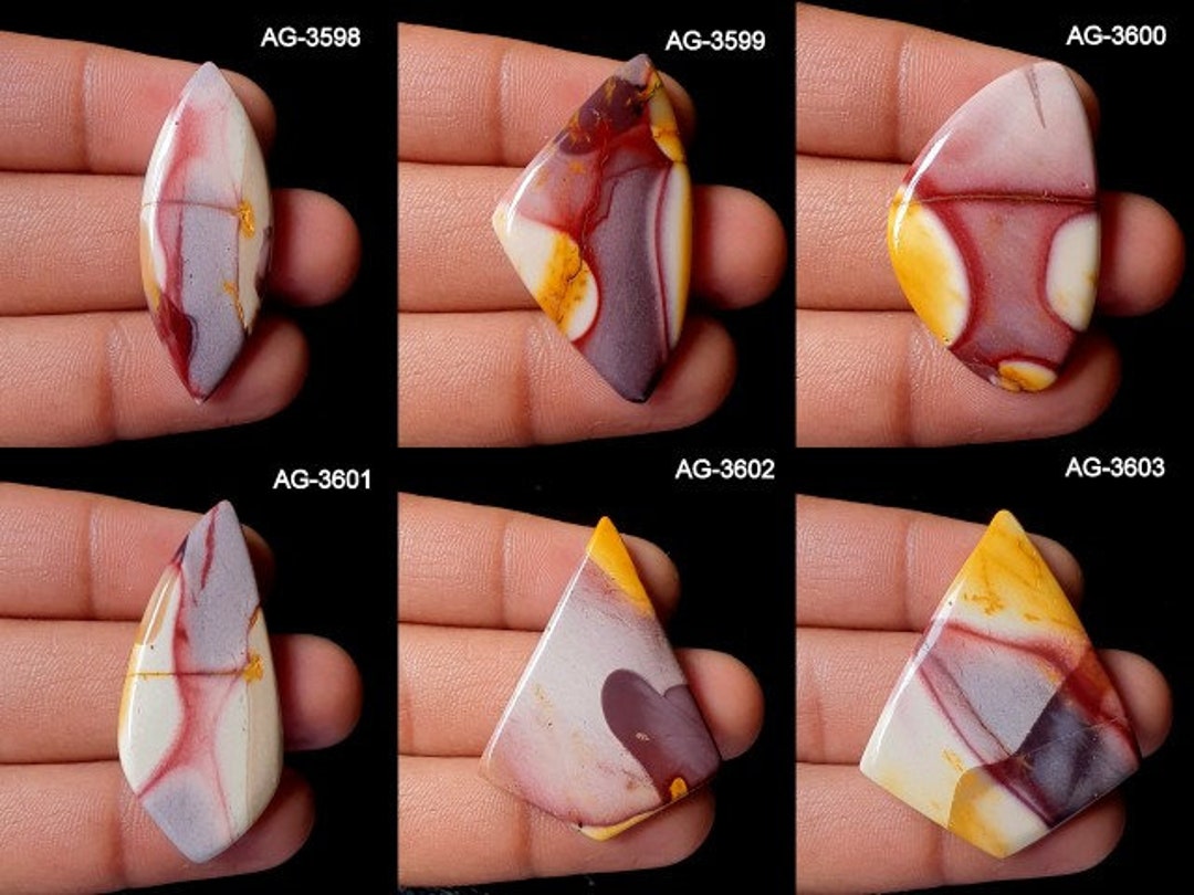 Mookaite Jasper Cabochon Mookaite Jasper Gemstone Flat Back Mookaite ...