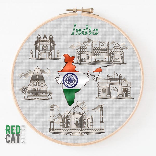 Indian Cross Stitch - Etsy