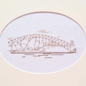 Australia Cross-stitch Pattern. Uluru, Sydney Opera, Harbour Bridge ...