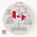 Canada as a Flag, Cross-stitch Pattern. Glory to the Brave Canadians ...