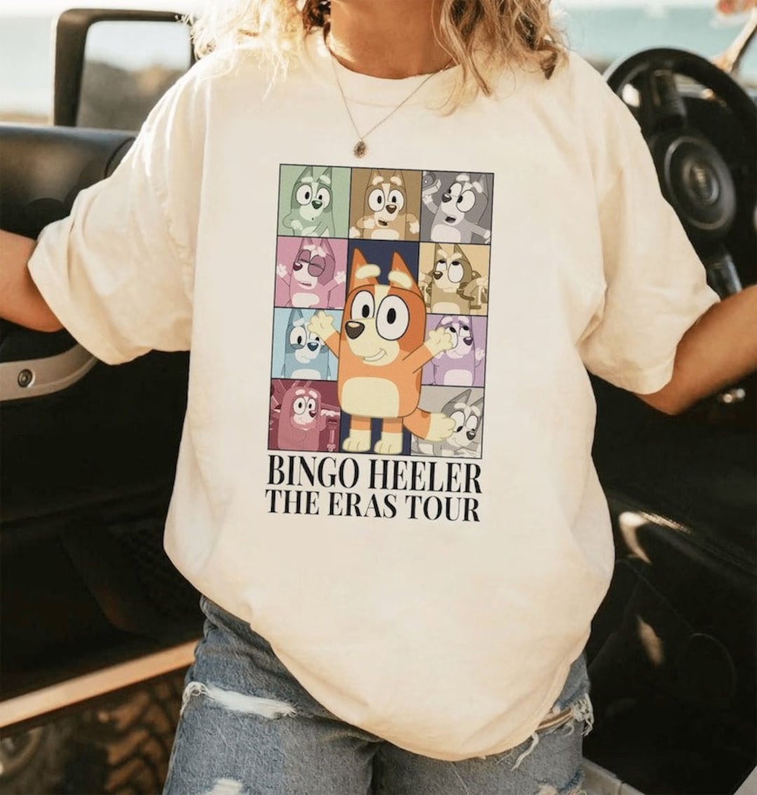 Bingo Heeler Shirt Bluey Eras Tour Shirt Bluey Birthday - Etsy