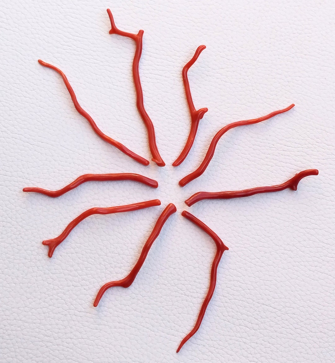 Natural Italian Red Coral Branches, Loose Gemstone Sticks for Jewelry ...