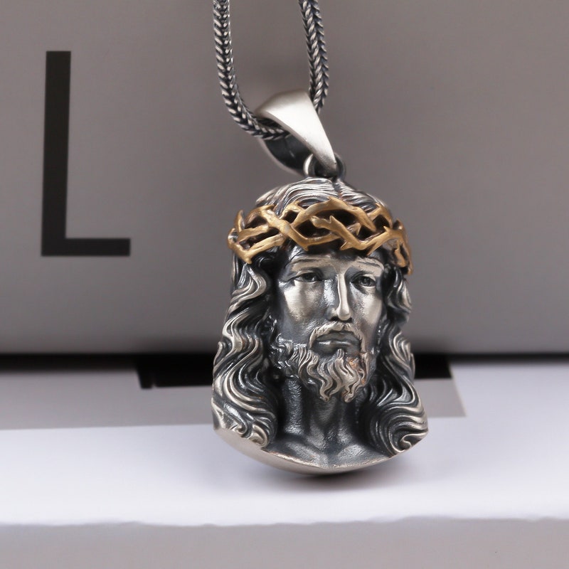 Jesus Christ Necklace - Etsy