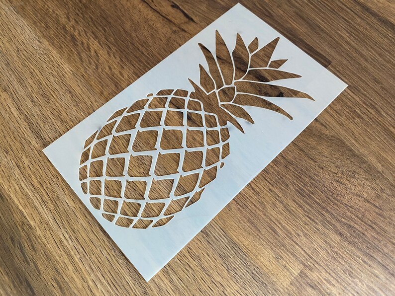 Pineapple Stencil Airbrushing Laser Cut Wall Art Cake - Etsy