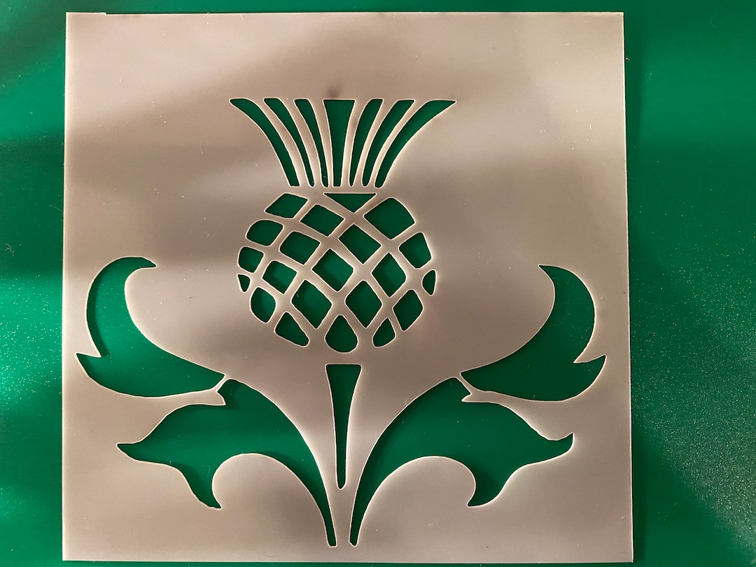 Scottish Thistle Stencil Mylar 250 Microns - Various Sizes Available - Etsy