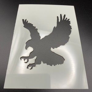 Eagle Stencil Airbrushing Laser Cut Wall Art, USA, Painting, American ...