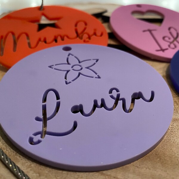 Round Luggage Tags - Etsy