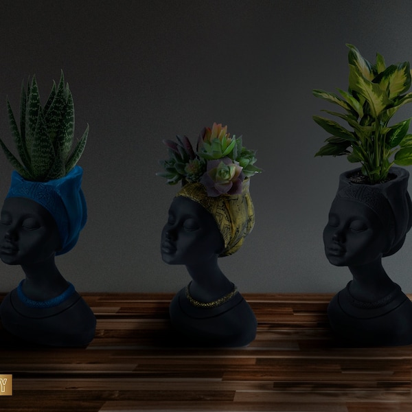 African Planter Pot - Etsy