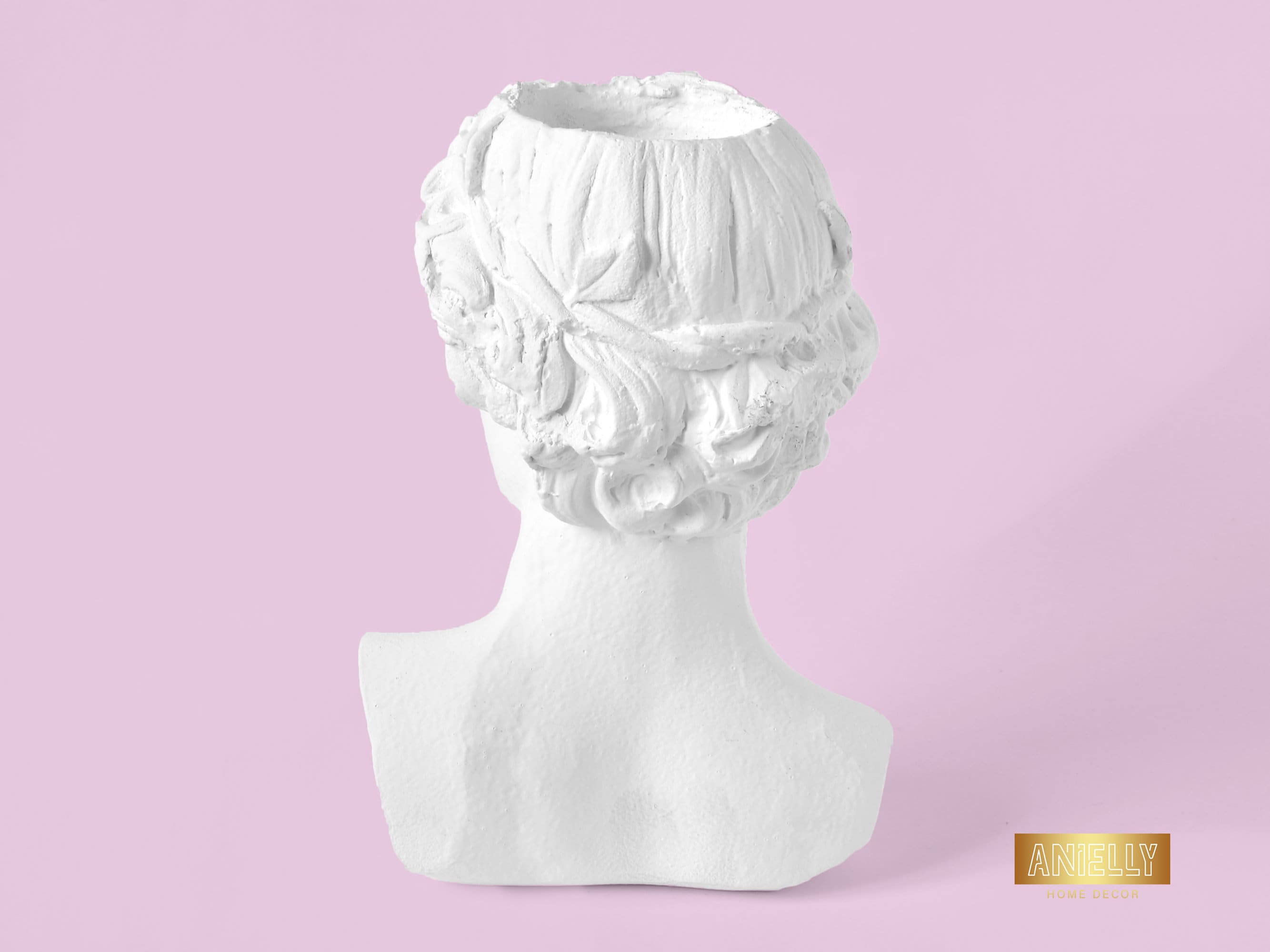 Greek God Planter, Apollo Bust Vase, Head Succulent Pot, Face Vase Home ...