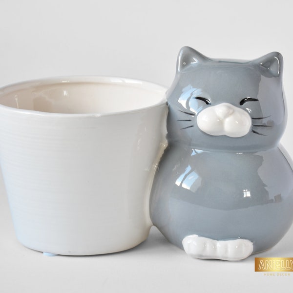 Cat Planter - Etsy