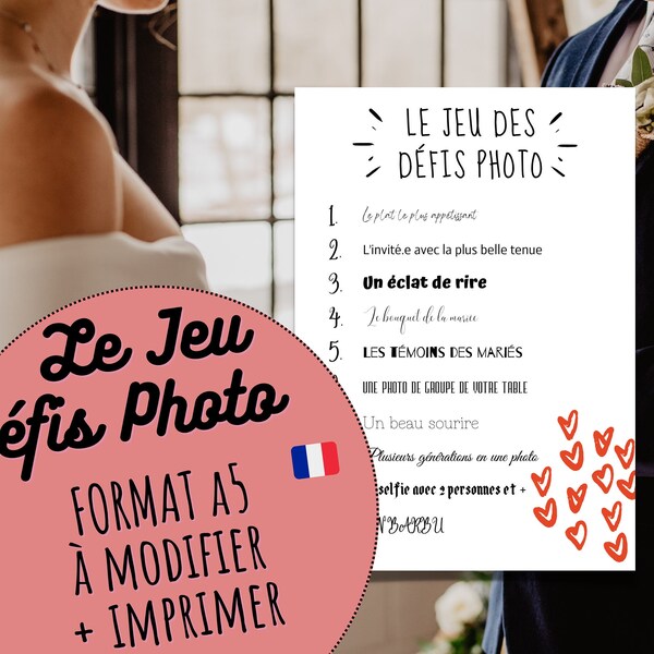 Wedding Photo Challenge - Etsy