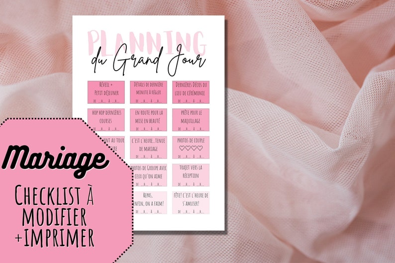 Wedding Planner Checklist Printable Wedding Calendar - Etsy