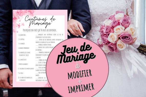 Jeu Wedding 25 Jeux Qui Feront Des Heureux : Vos Invités De Mariage