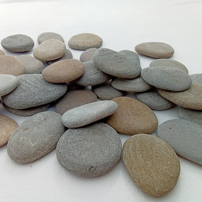 Flat River Stones - Etsy