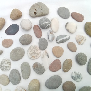 Sea Pebbles. Mixed Colors Sea Stones. Pebble Home Decor. 30-50 Mm 1.18 ...
