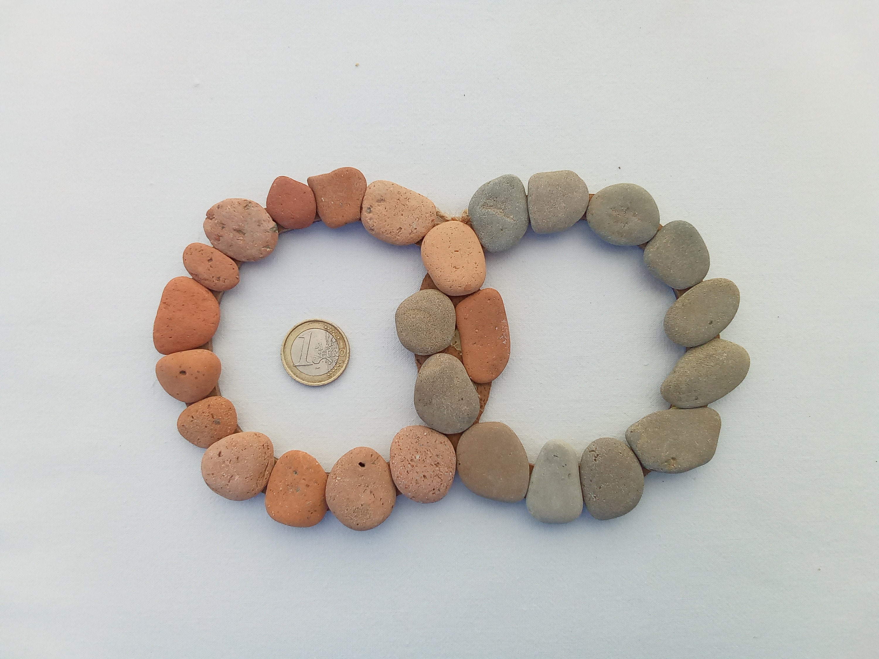 Infinity Symbol Art. Sea Stone Wall Art. Pottery and Rocks Coastal ...