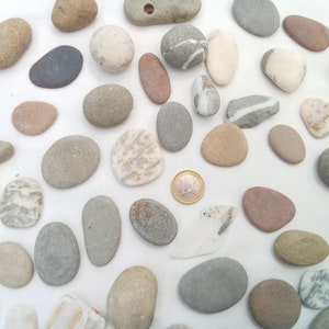 Sea Pebbles. Mixed Colors Sea Stones. Pebble Home Decor. 30-50 Mm 1.18 ...