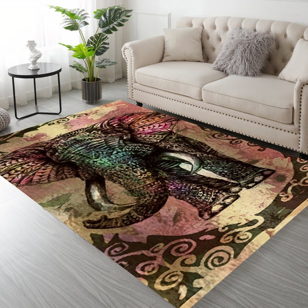 Elephant Rug - Etsy