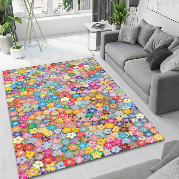 Floral Area Rugs - Etsy