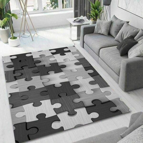 Puzzle Rug - Etsy