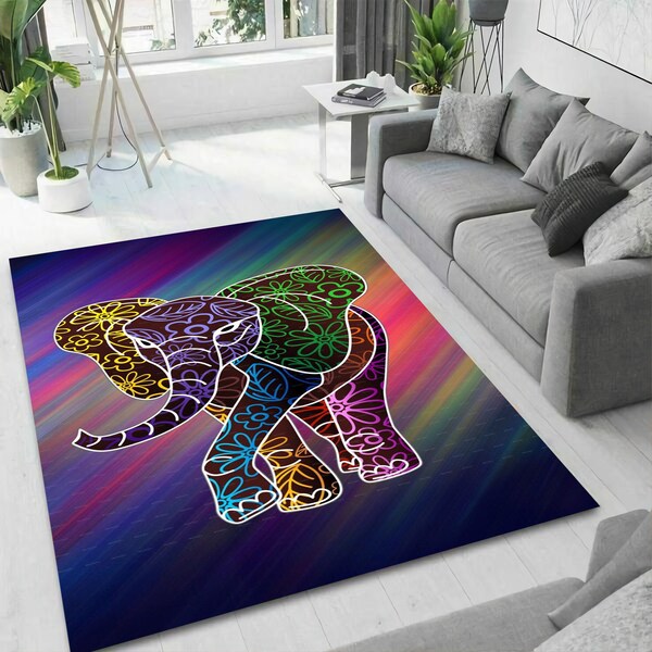 Elephant Rug - Etsy