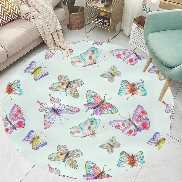 Butterfly Rug - Etsy