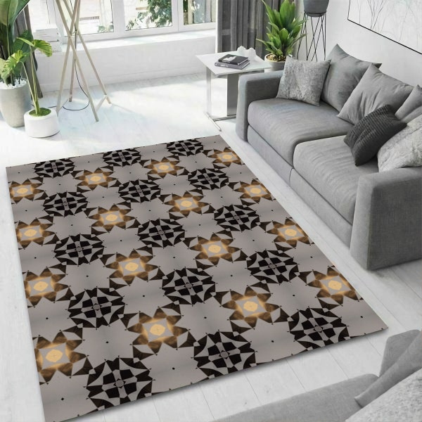 Geometric Rug - Etsy
