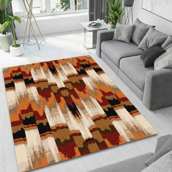 Asymmetrical Area Rug - Etsy
