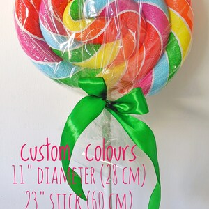 Giant Lollipop Prop / Oversized Lollipop Decoration / Giant Candy ...
