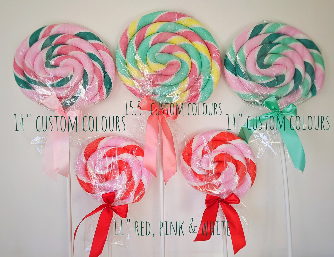 Giant Lollipop Prop / Custom Fake Lollipop / Candyland Party - Etsy
