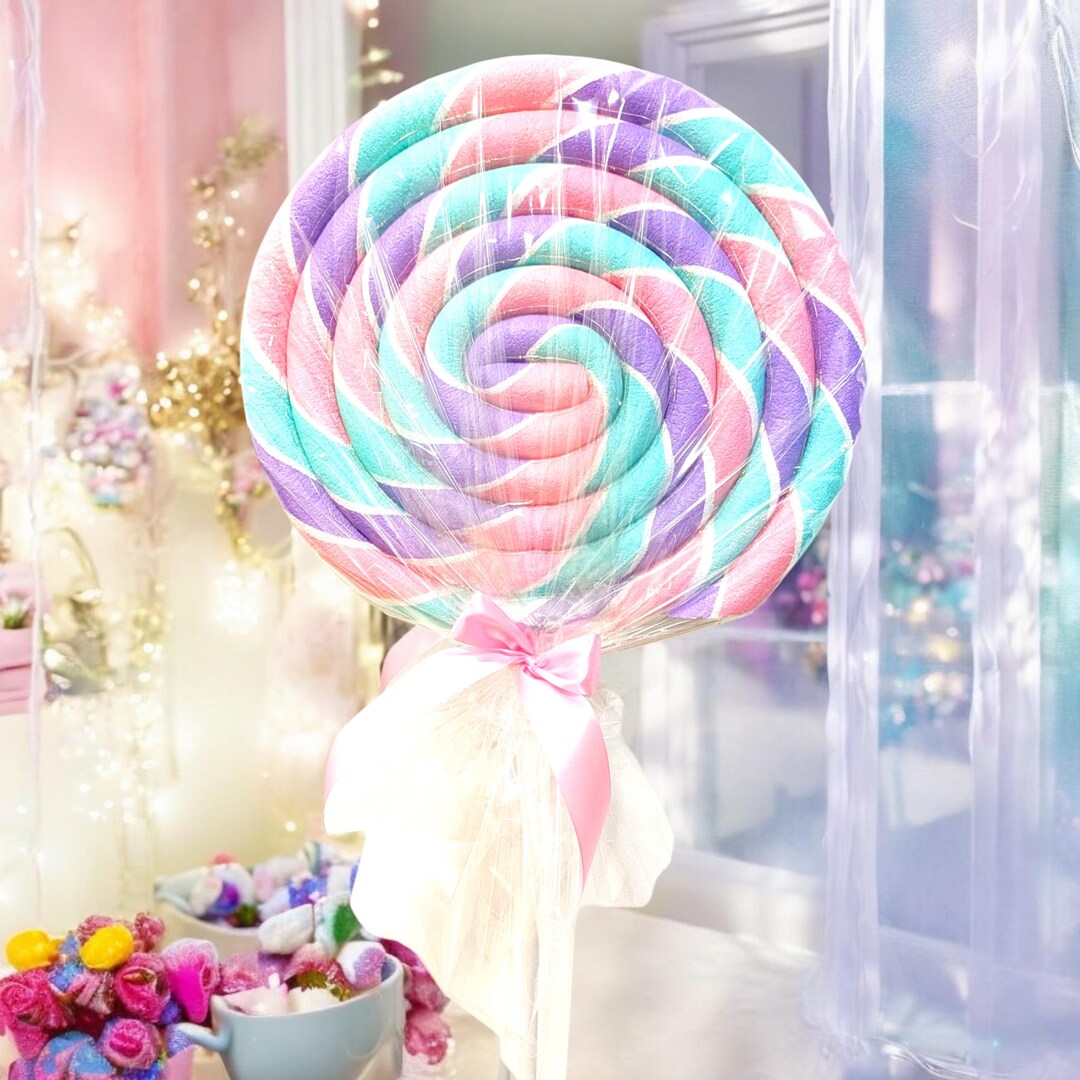 Giant Lollipop - Candyland Props - Giant Candy Decoration / Candy Props ...