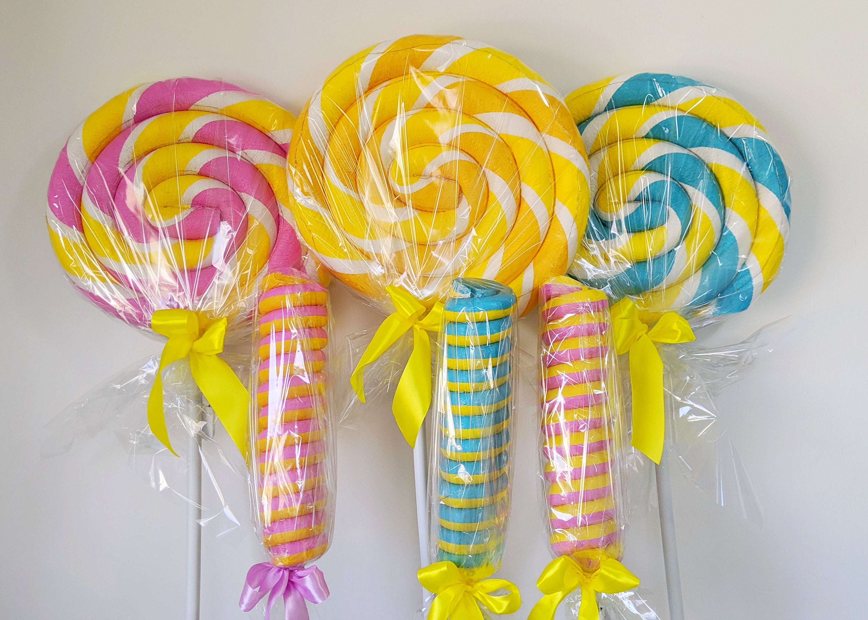 Giant Fake Lollipop - Oversize Candy Props - Colorful Lollipop ...