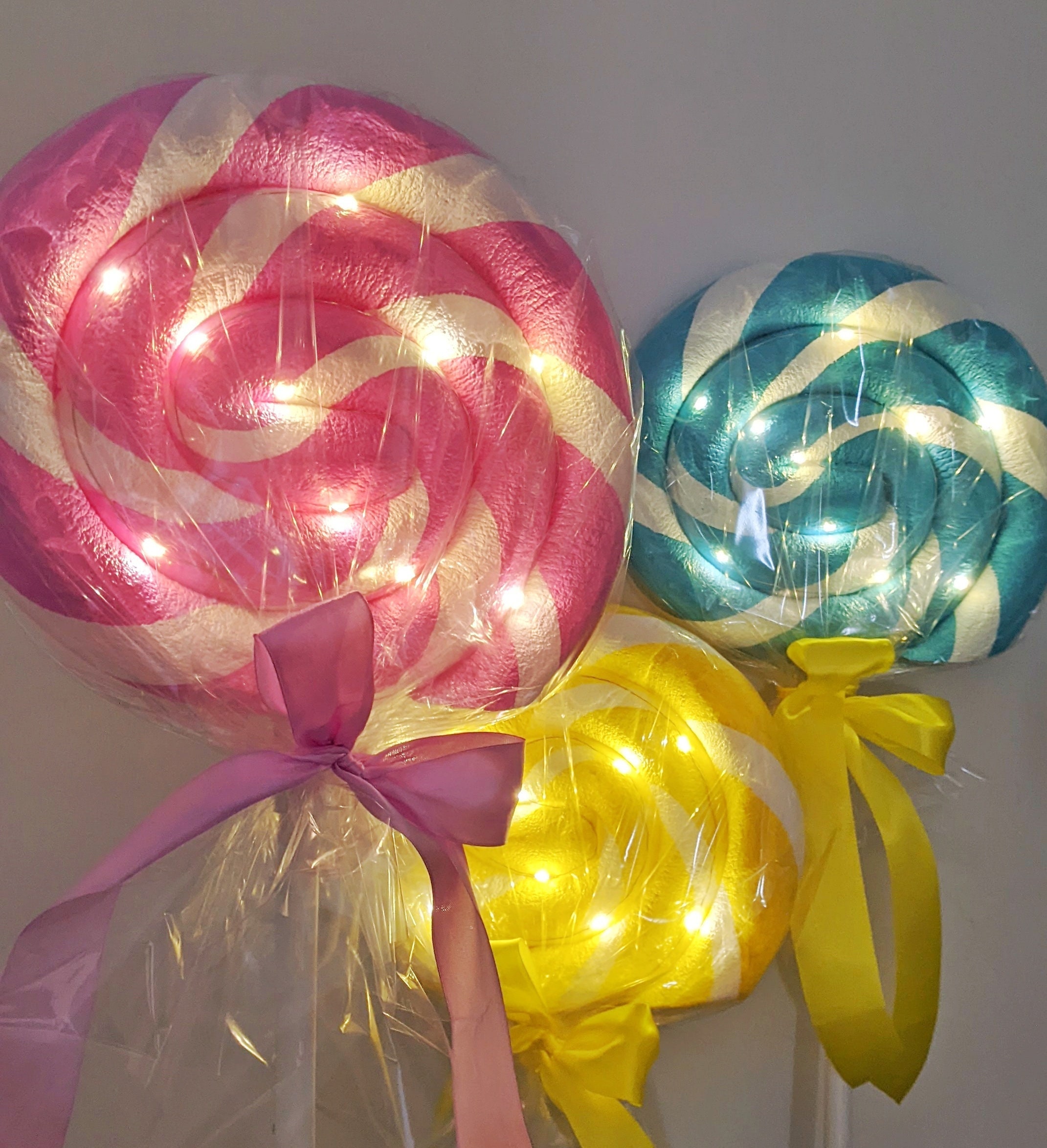 Giant Fake Lollipop - Oversize Candy Props - Colorful Lollipop ...
