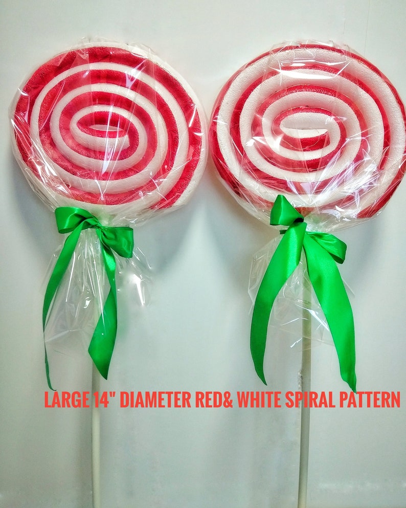 Giant Fake Lollipop Candy Land Prop Colorful Large - Etsy