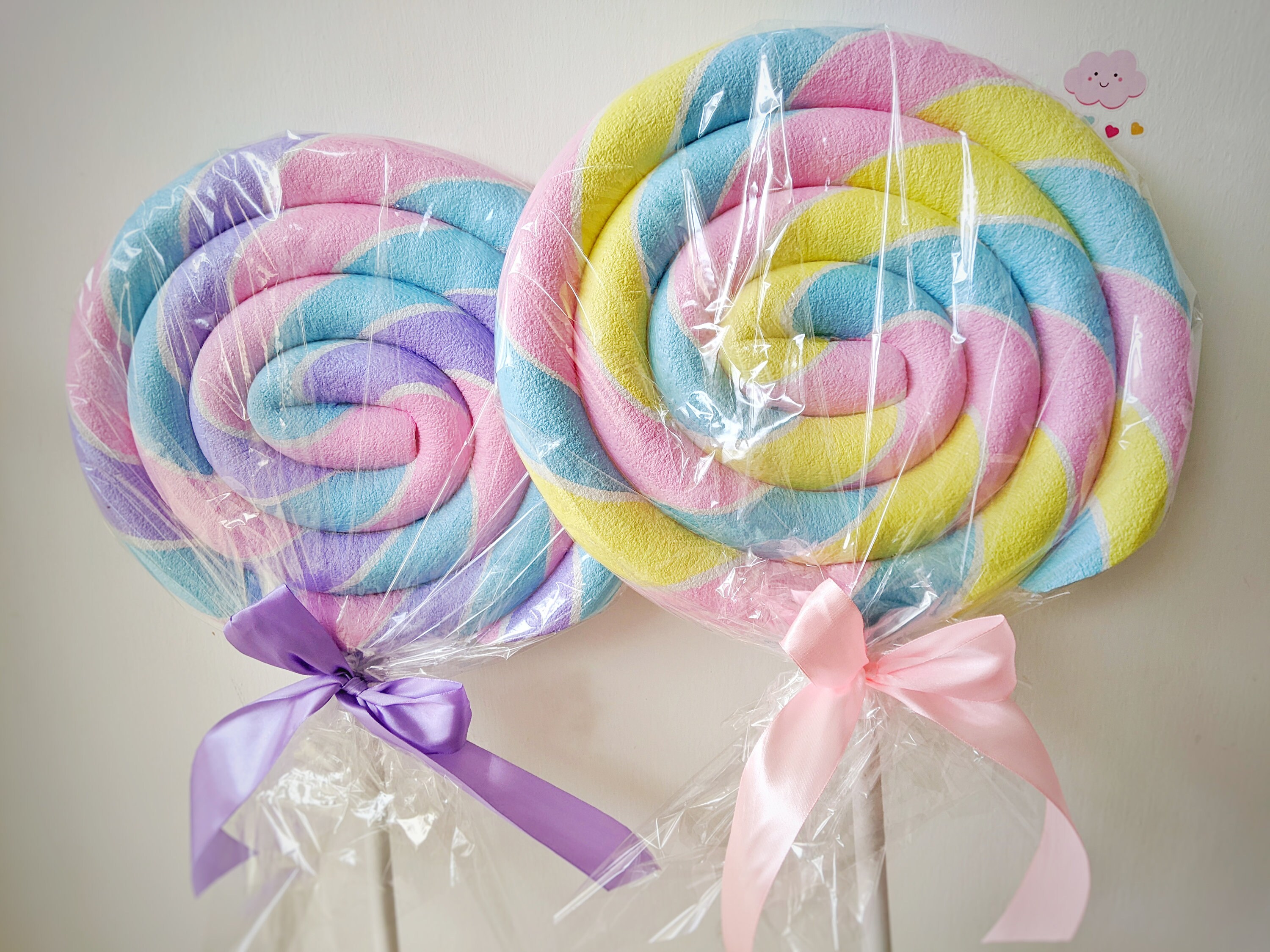 Pastel Lollipop Prop / Candy Land Prop / Fake Giant Lollipop / - Etsy