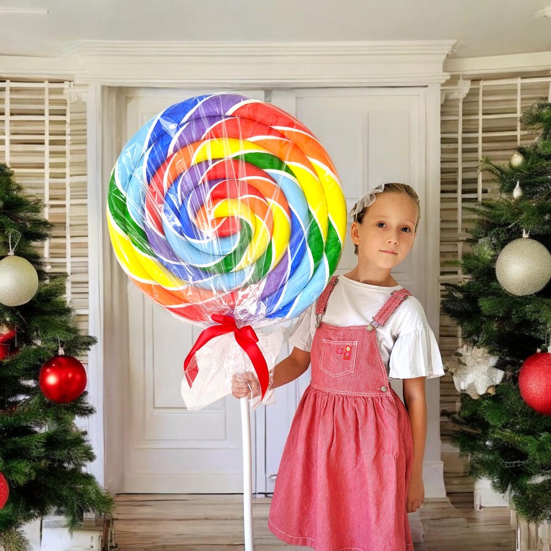 Giant Lollipop Decoration - Candy Land Props - Giant Lollipop Props ...