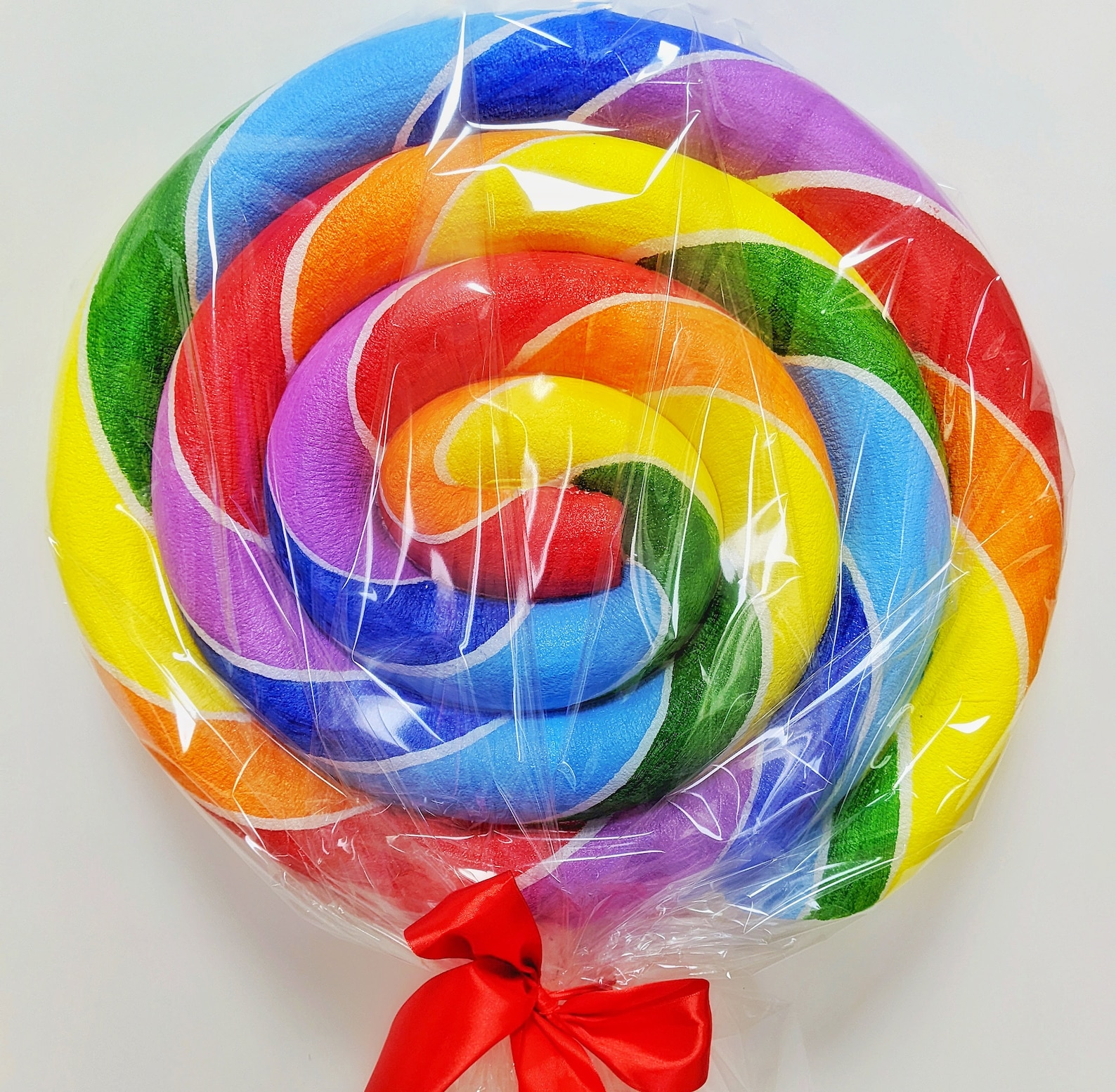 Giant Fake Lollipop - Candyland Decorations - Rainbow Lollipop - Giant ...