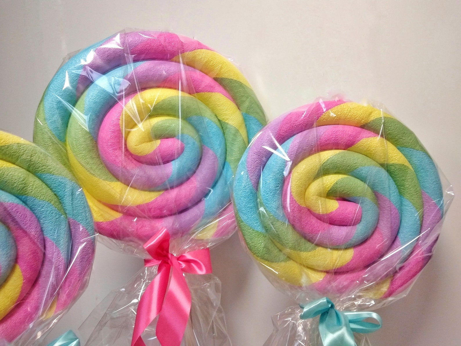 Pastel Rainbow Lollipop Prop / Fake Giant Lollipop / Candyland - Etsy