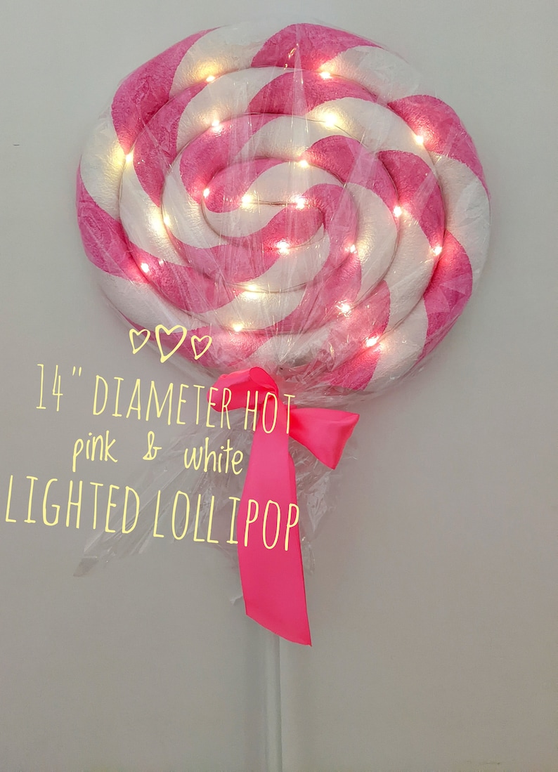 Giant Lollipop Prop / Fake Giant Lollipop / Candyland Party Decoration ...