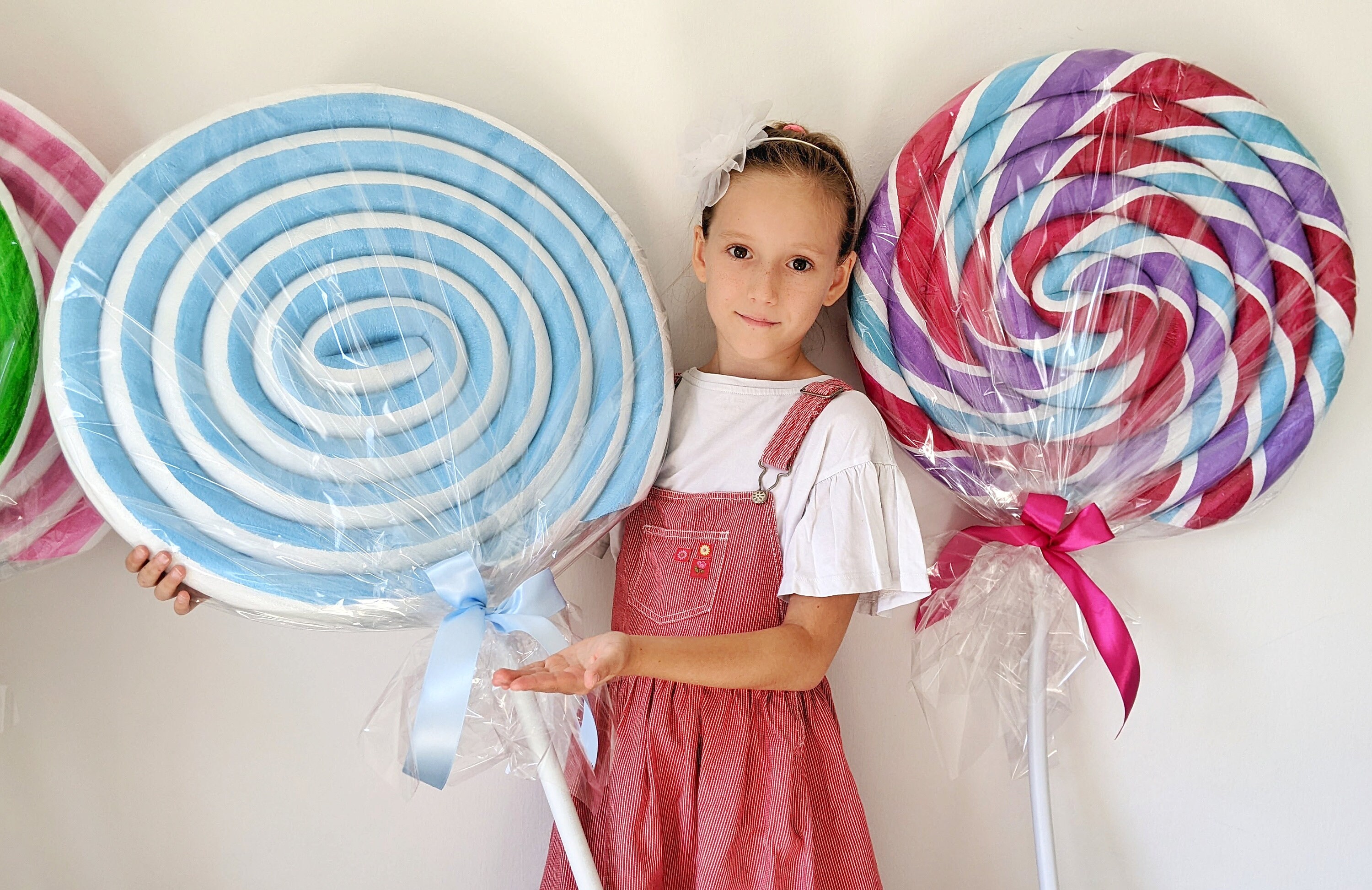 Giant Fake Lollipop Candy Land Prop Colorful Large Lollipop / Lollipop ...