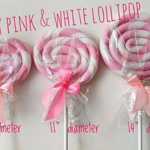 Giant Lollipop Prop / Fake Giant Lollipop / Candyland Party Decoration ...