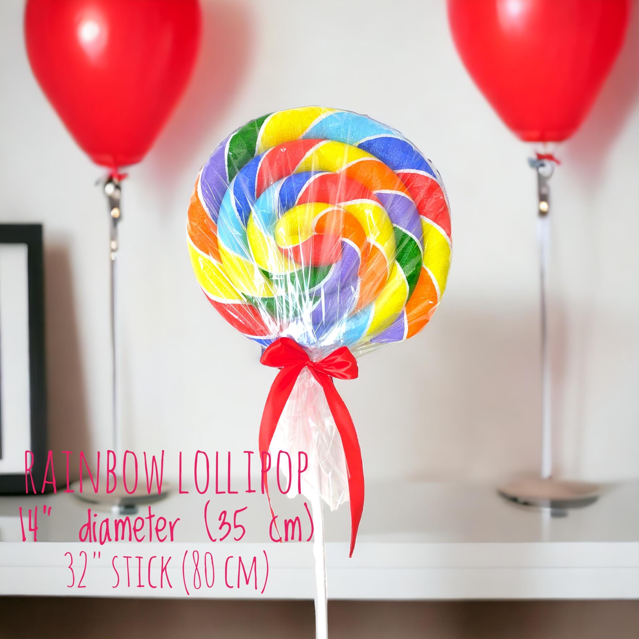 Giant Lollipop Decoration - Candy Land Props - Giant Lollipop Props ...