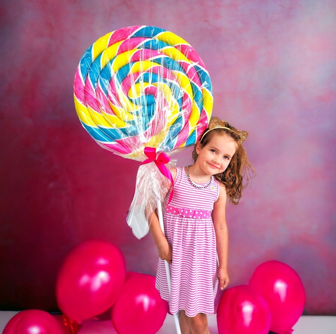 Giant Fake Lollipop Candy Land Prop / Candy Party / Giant Lollipop ...