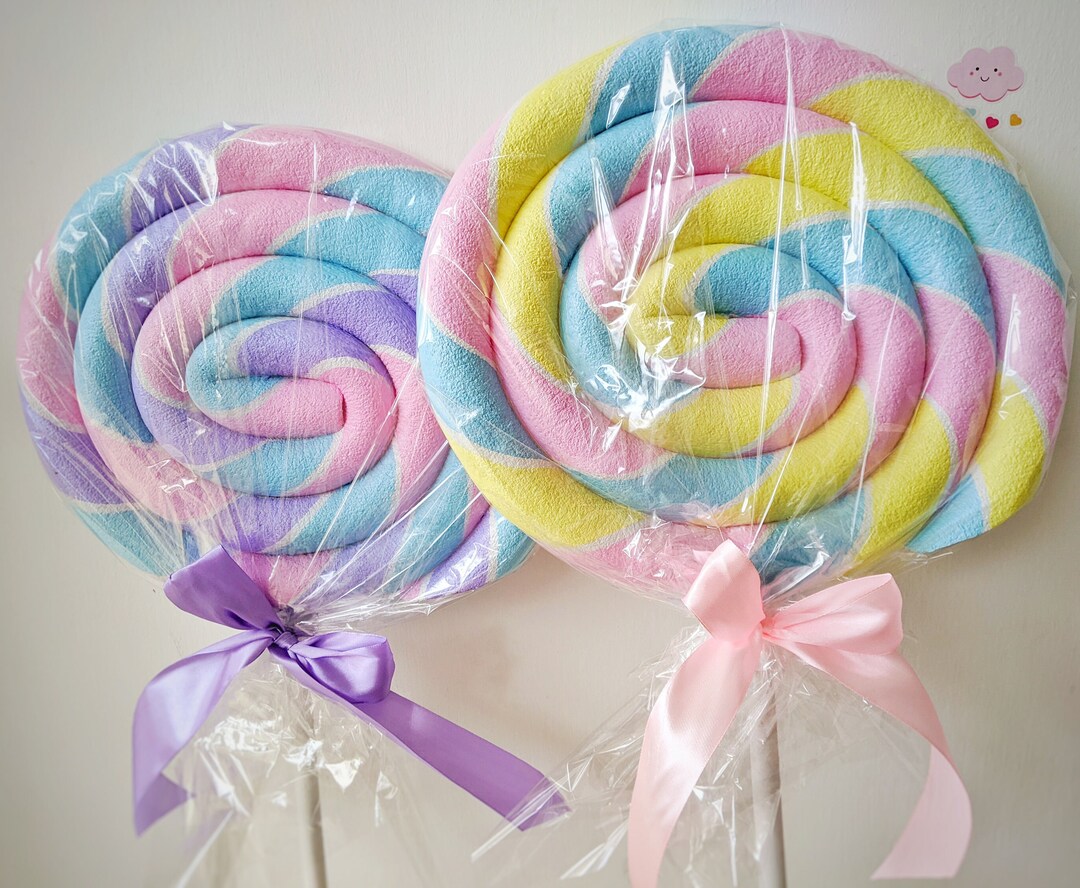 Giant Fake Lollipop Candy Land Prop Unicorn Lollipop / Candy Party ...