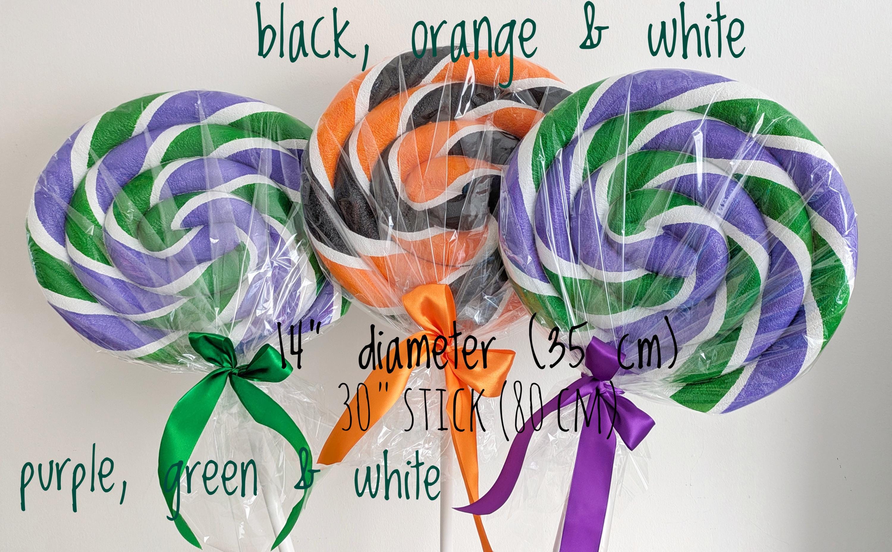 Giant Fake Lollipop - Candy Land Prop - Christmas Lollipop / Candy ...