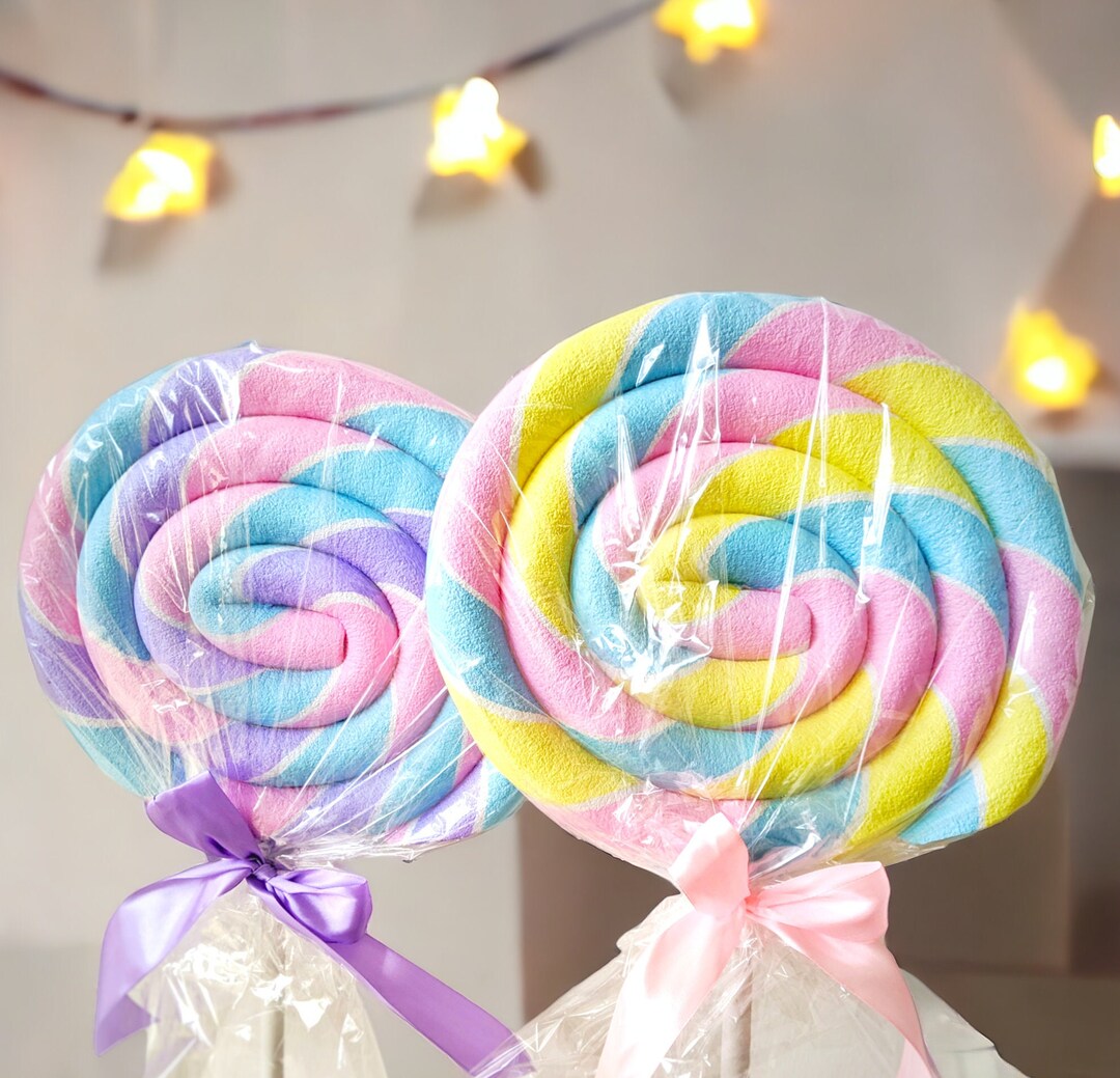 Giant Fake Lollipop Candy Land Prop Unicorn Lollipop / Candy Party ...
