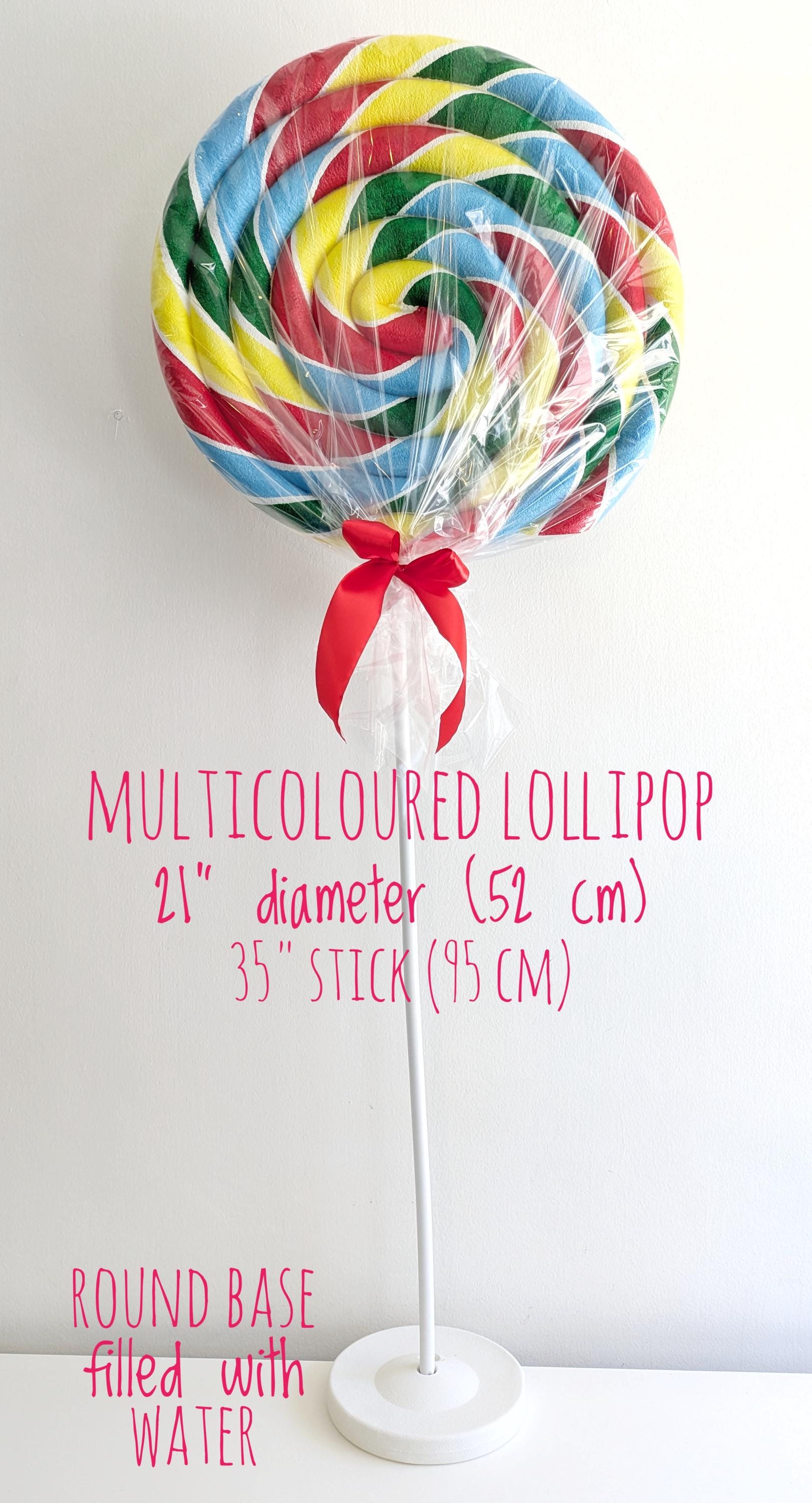 Giant Lollipop Decor - Candy Land Prop / Candyland Decorations / Giant ...